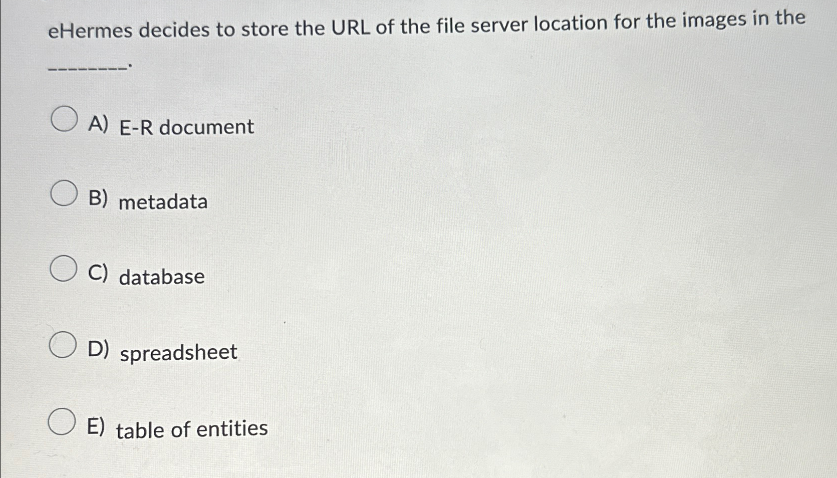 Solved eHermes decides to store the URL of the file server | Chegg.com