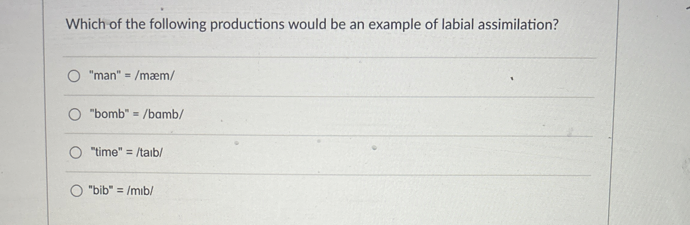 Solved Which of the following productions would be an | Chegg.com