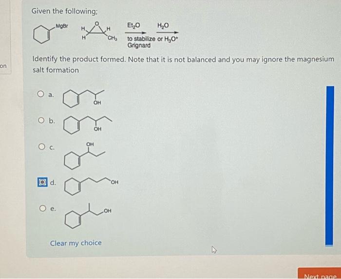 Solved Provide the proper sequence of reagents that | Chegg.com