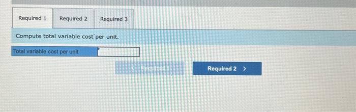 Solved Compute total variable cost' per | Chegg.com