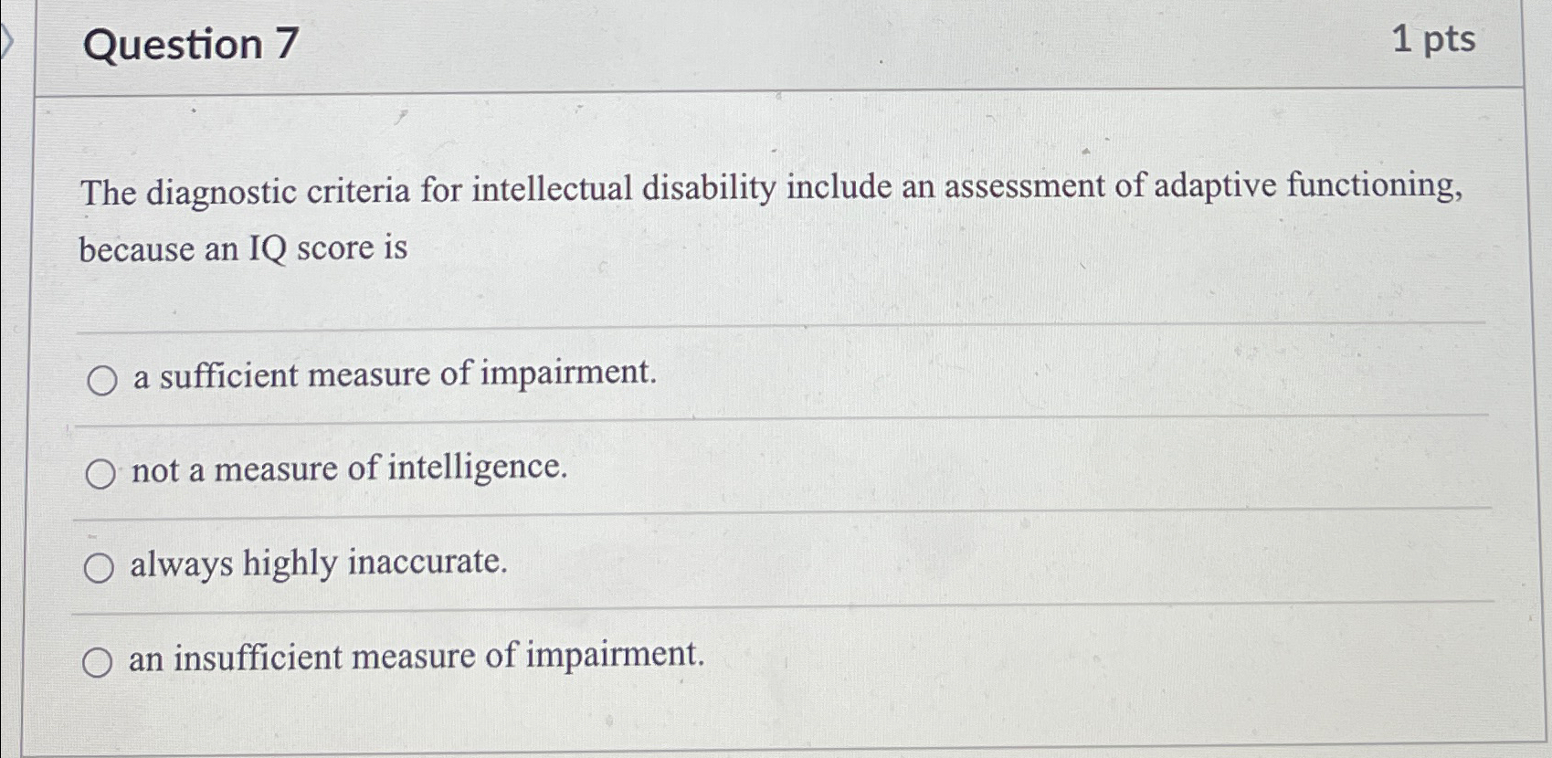 Solved Question 71 ﻿ptsThe diagnostic criteria for | Chegg.com
