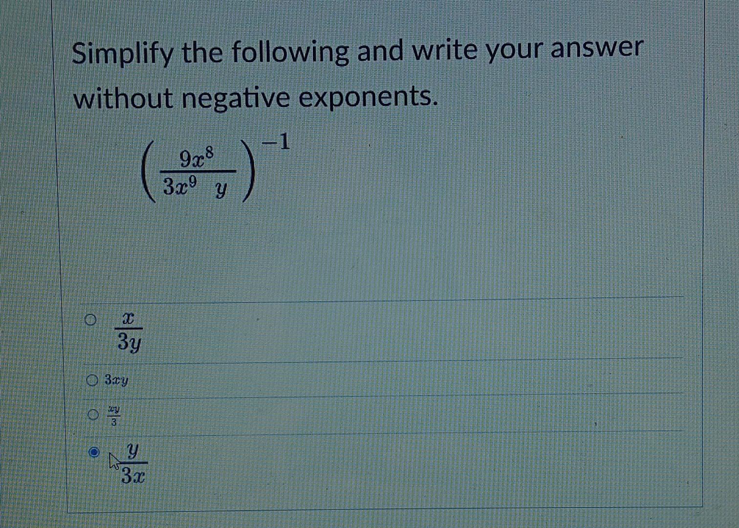 Solved Simplify the following and write your answer without | Chegg.com