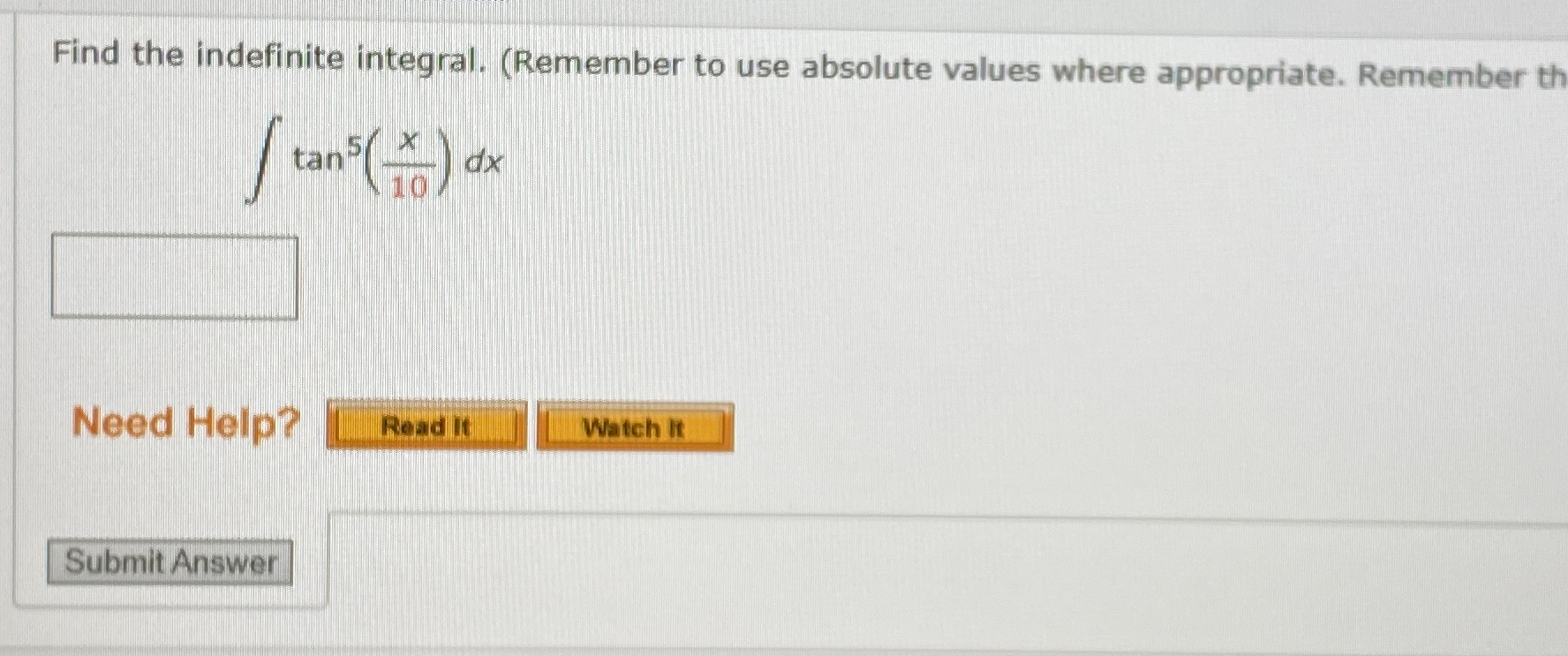Solved Find the indefinite integral. (Remember to use | Chegg.com