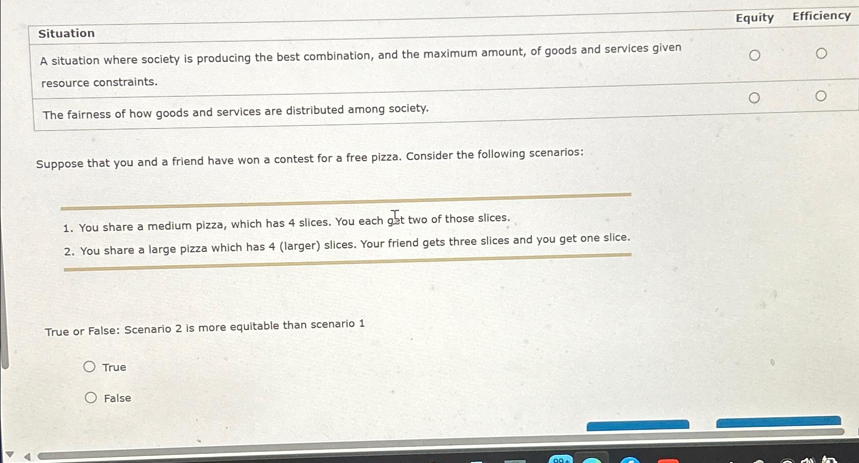 Solved SituationA situation where society is producing the | Chegg.com