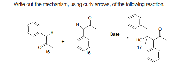 Solved Write out the mechanism, using curly arrows, of the | Chegg.com