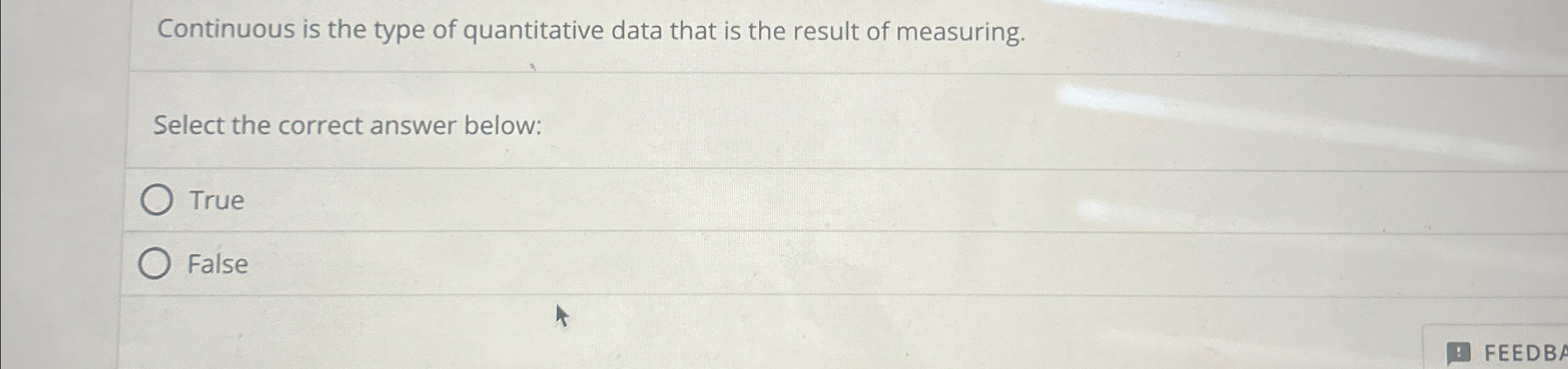 Solved Continuous is the type of quantitative data that is | Chegg.com
