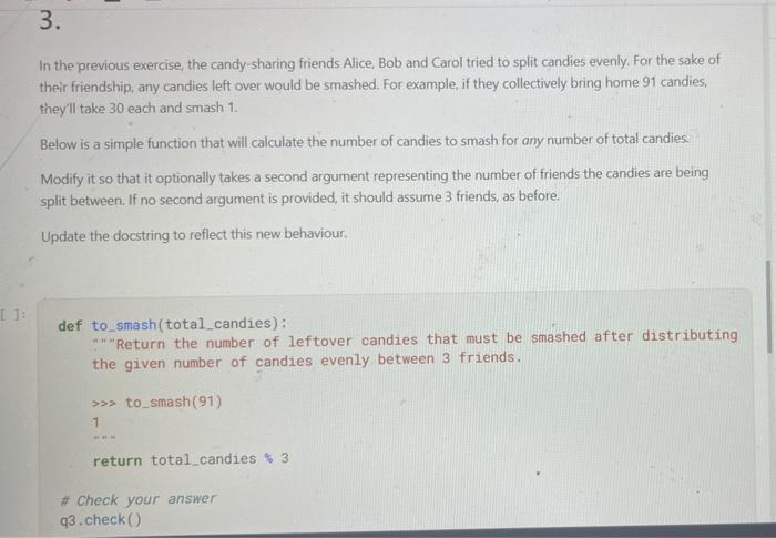 Solved 1 Complete The Body Of The Following Function