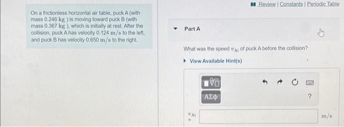 Solved RR Review Constants Periodic Table On a frictionless | Chegg.com