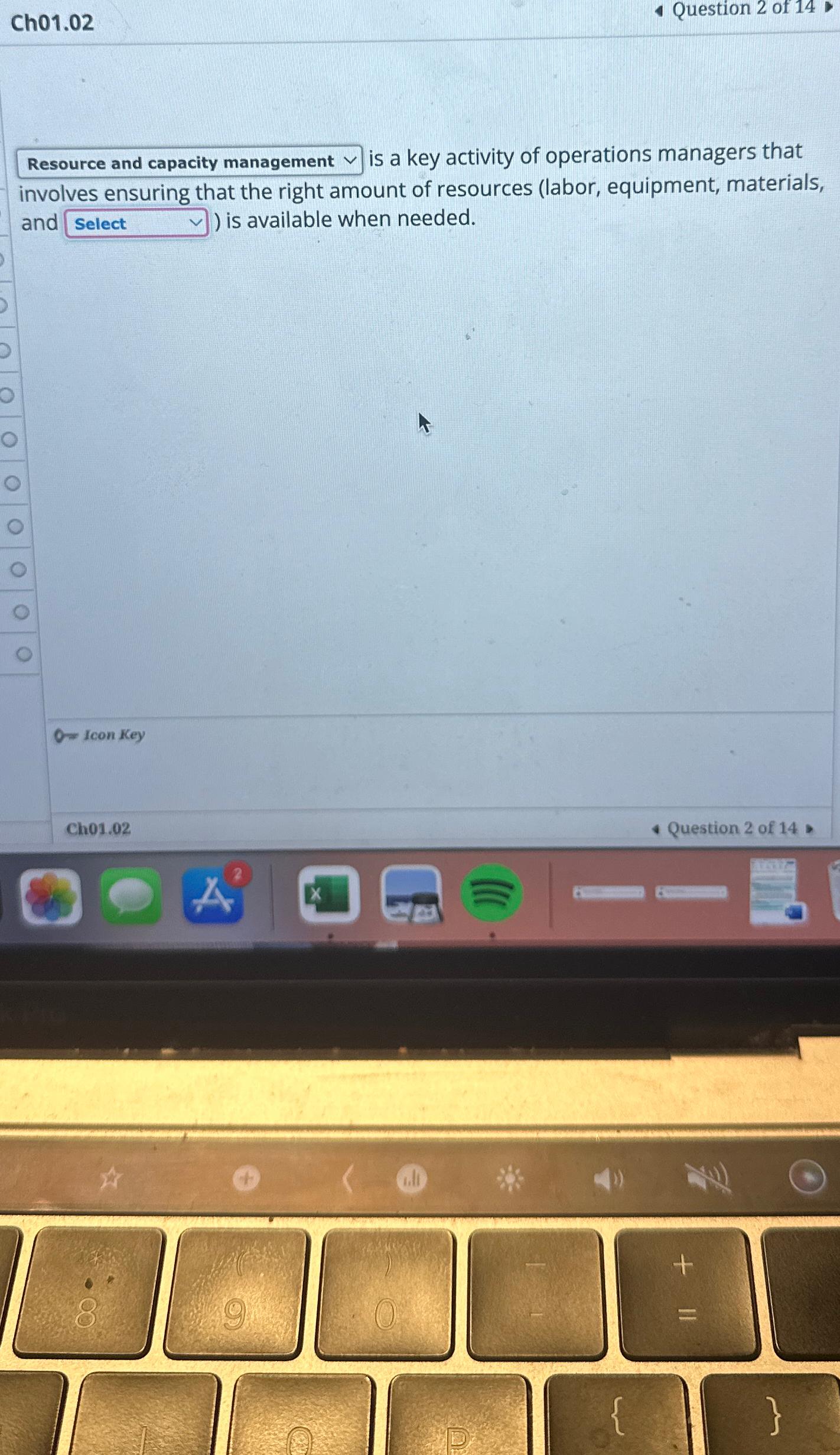 Solved Ch01.02Question 2 ﻿of 14Resource and capacity | Chegg.com