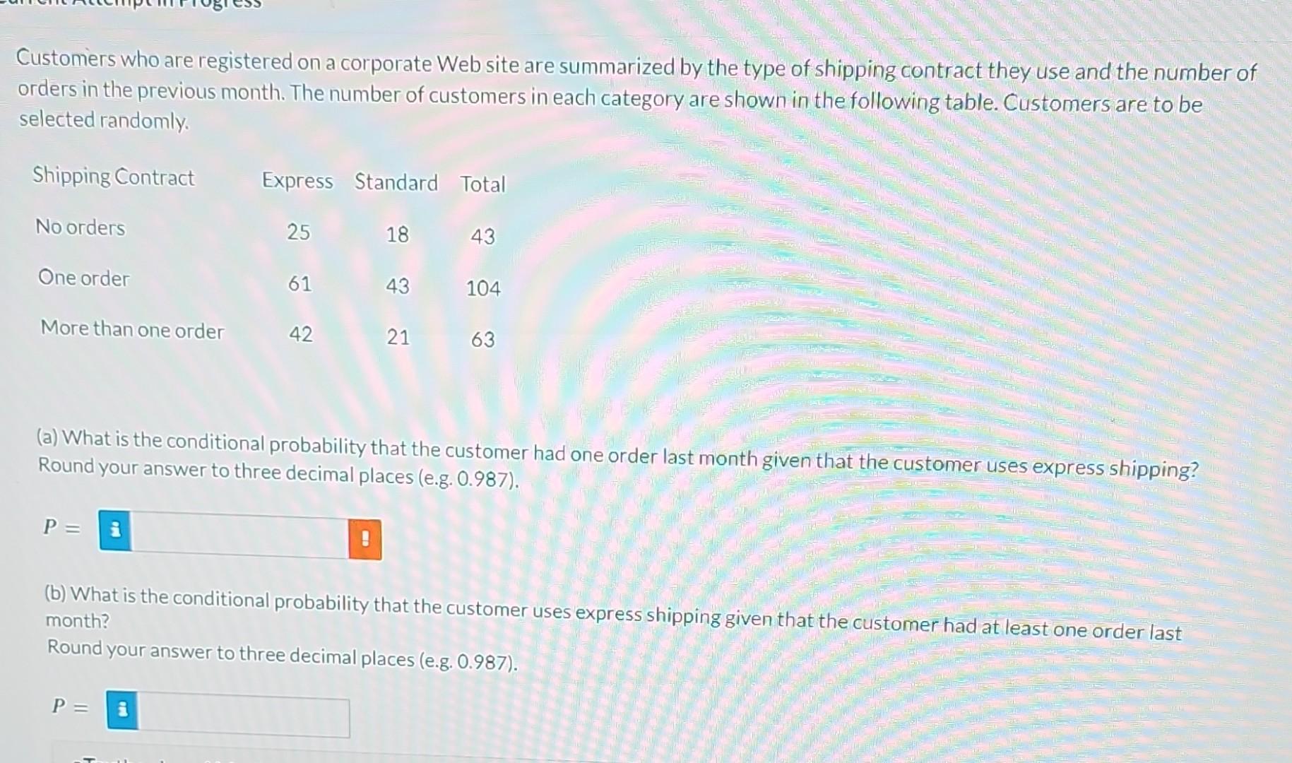 Customers who are registered on a corporate Web site | Chegg.com