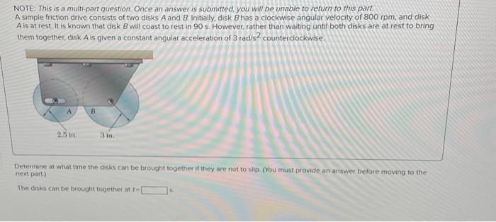 Solved NOTE: This is a multi-part question. Once an answer | Chegg.com