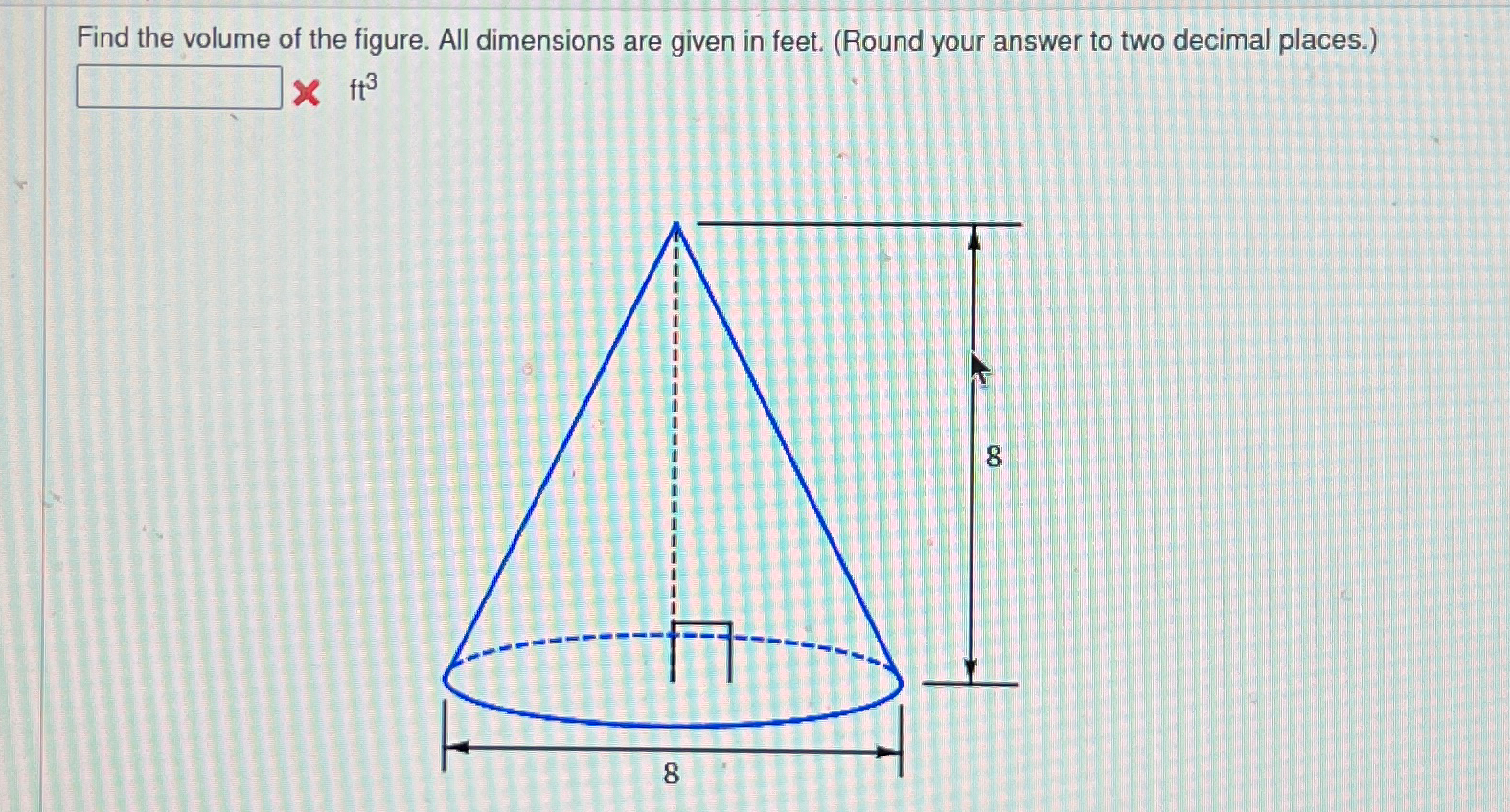 Solved Find the volume of the figure. All dimensions are | Chegg.com