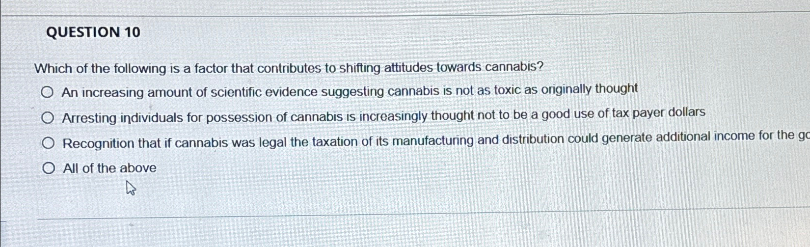 Solved QUESTION 10Which of the following is a factor that | Chegg.com