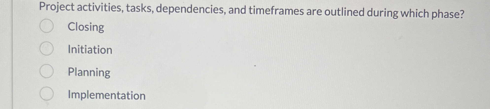 Solved Project activities, tasks, dependencies, and | Chegg.com