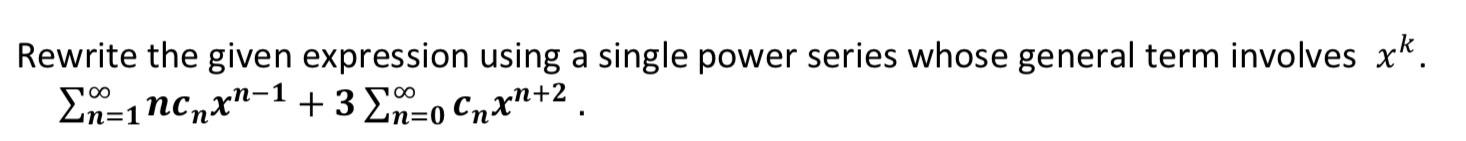Solved Rewrite the given expression using a single power | Chegg.com