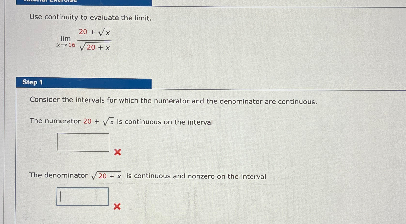Solved Use continuity to evaluate the | Chegg.com