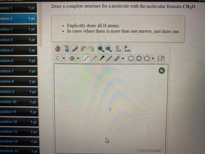 Solved 1 pt Many elements combine with hydrogen(valence = 1) | Chegg.com