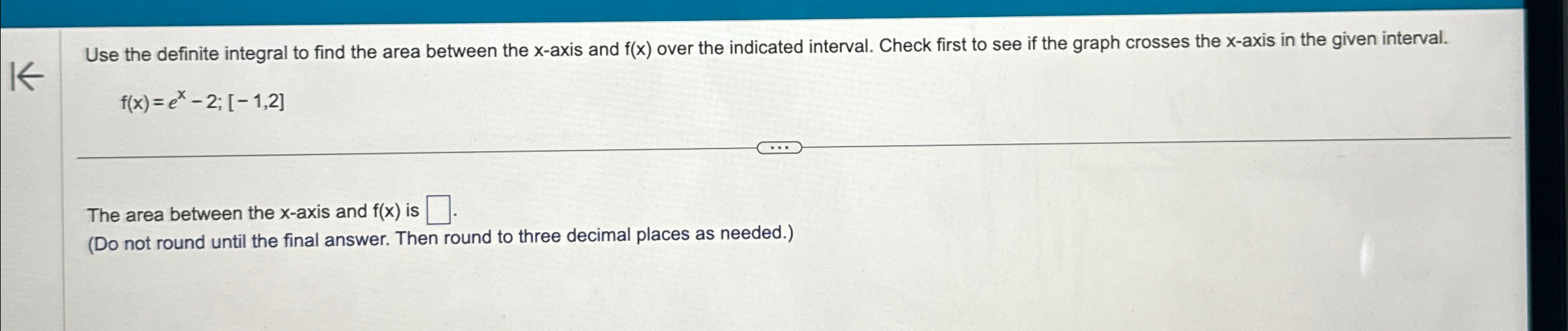 Solved Use the definite integral to find the area between | Chegg.com