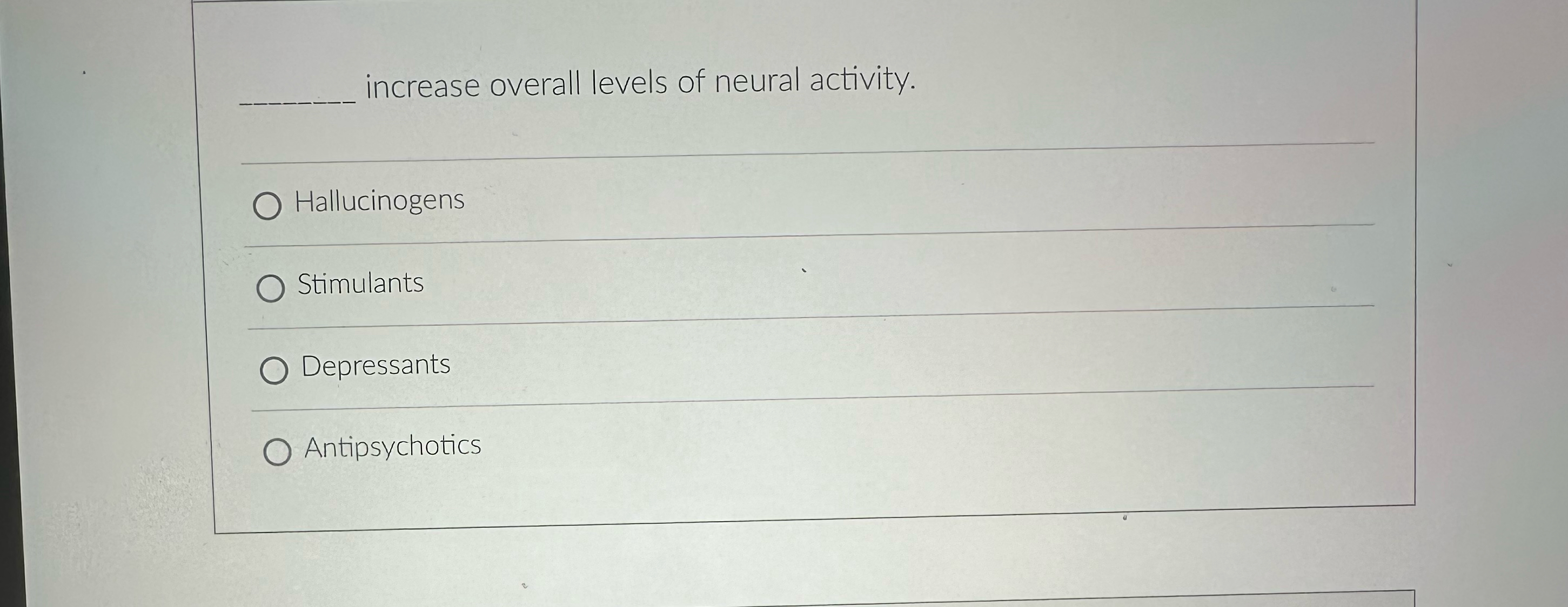 Solved increase overall levels of neural | Chegg.com