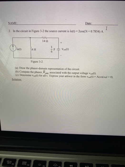 Solved 1. A circuit with input source waveform Xin(t) and | Chegg.com