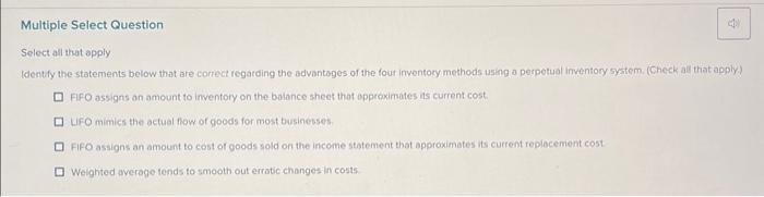Solved Multiple Select Question Select all that apply | Chegg.com