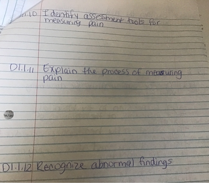 Solved Is 10 Identify assessment tools for measuring pain at | Chegg.com