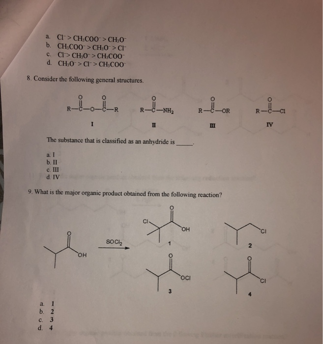 Solved 1. What is the IUPAC name of the following compound? | Chegg.com