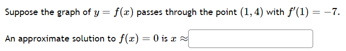 Solved Suppose the graph of y=f(x) ﻿passes through the point | Chegg.com