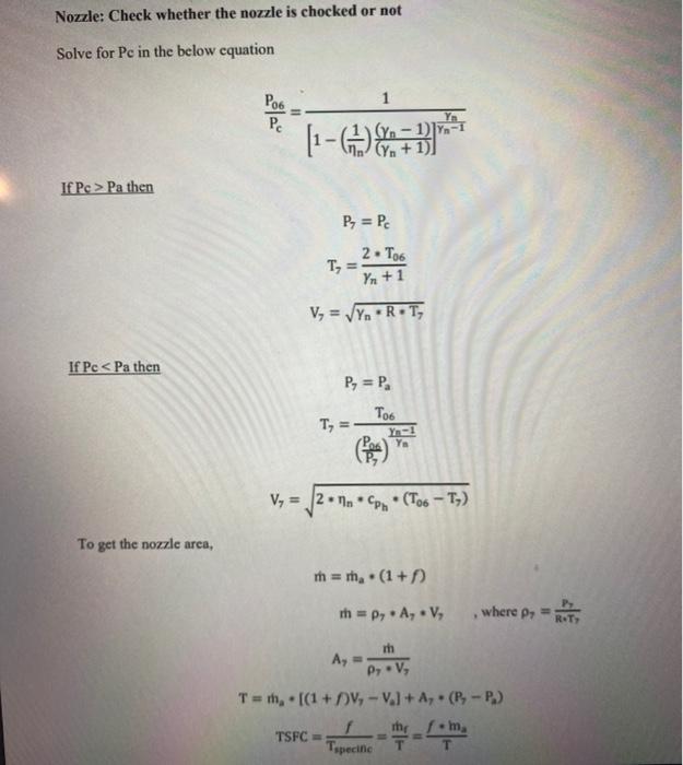 Solved A single-spool turbojet engine has the following data | Chegg.com