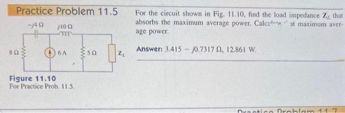 Solved Practice Problem 11.5 For the circuit shown in Fig. | Chegg.com Solved Practice Problem 11.5 For the circuit shown in Fig. | Chegg.com