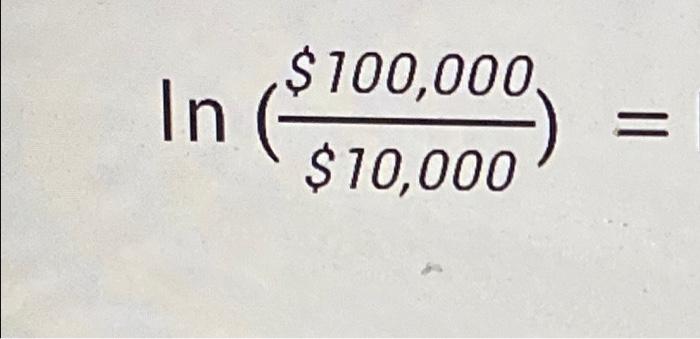 Solved In ($100,000 $ | Chegg.com