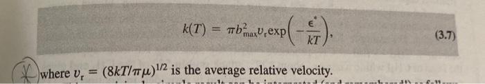 Solved 3.11 a. Use simple collision theory to calculate the | Chegg.com