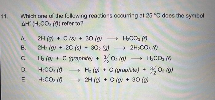 Solved Which one of the following reactions occurring at | Chegg.com