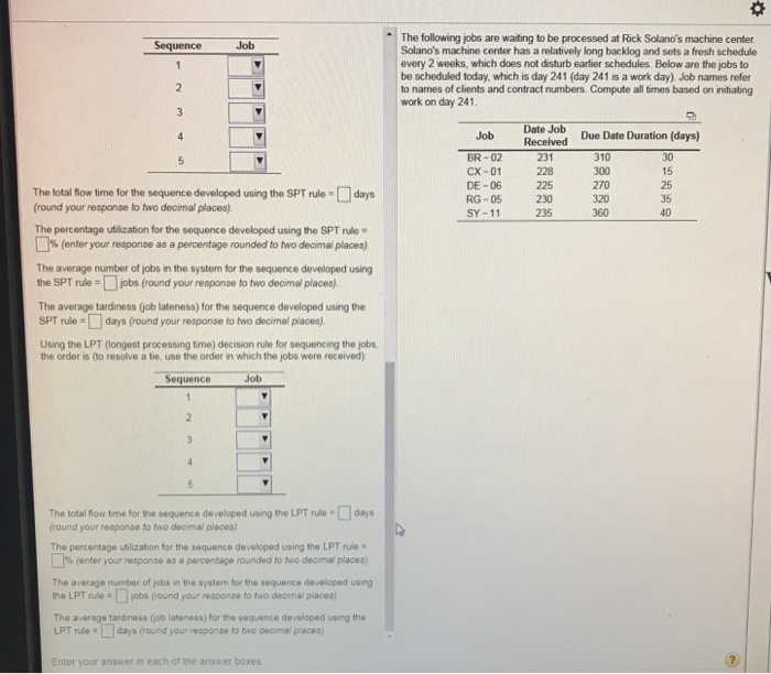Solved Using the FCFS (first come, first served) decision | Chegg.com