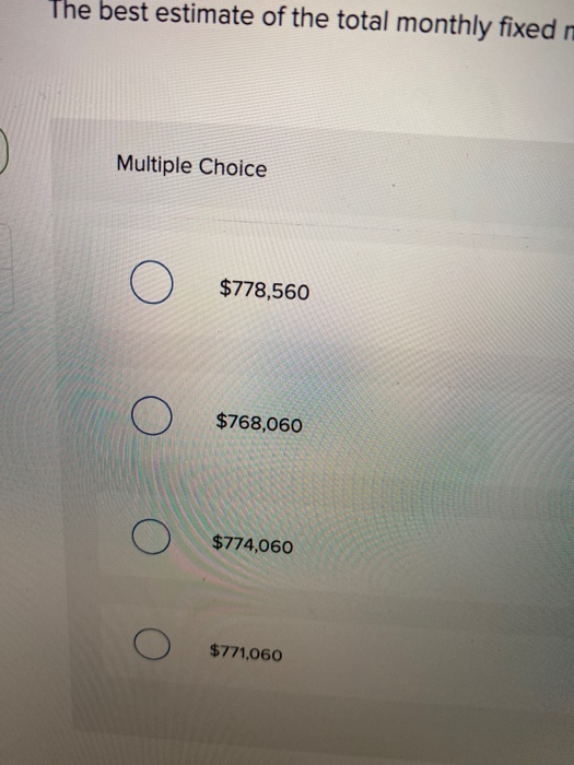 Solved Babuca Corporation has provided the following | Chegg.com