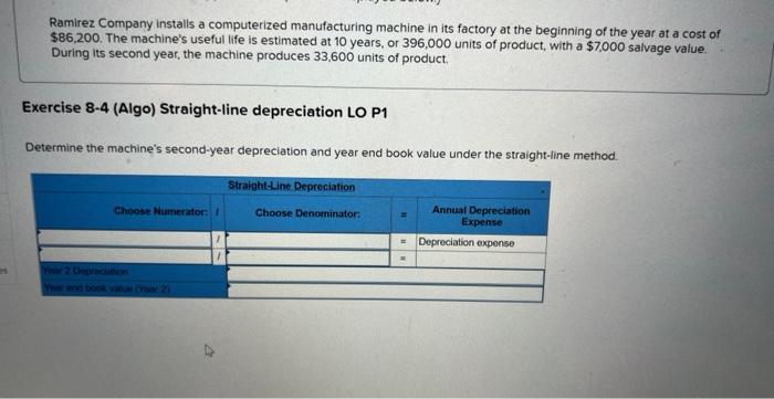 [Solved]: Ramirez Company installs a computerized manufactu