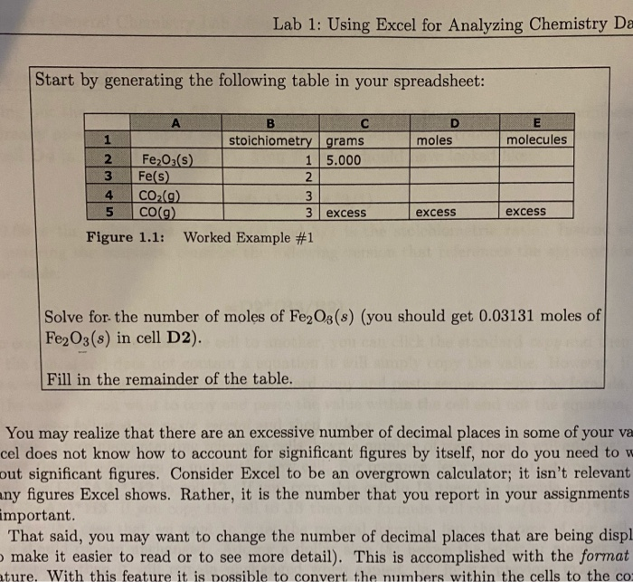 Solved use some on Worked Example #1: If you mix 5.000 grams | Chegg.com
