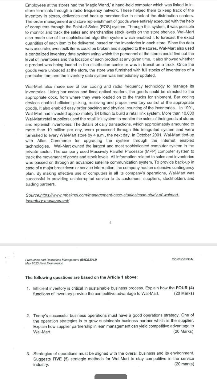 Solved There are FIVE (5) questions in this question paper. | Chegg.com