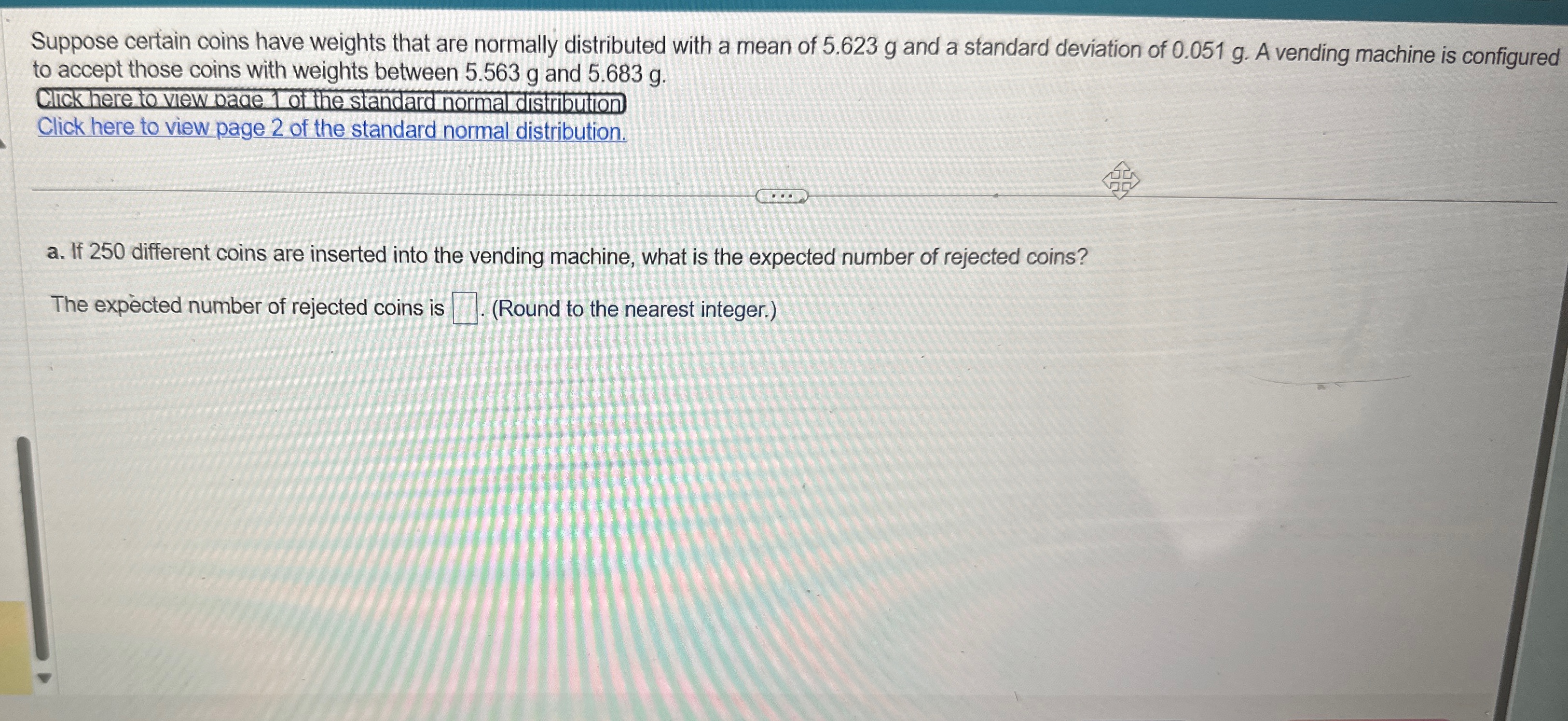 Solved Suppose certain coins have weights that are normally | Chegg.com