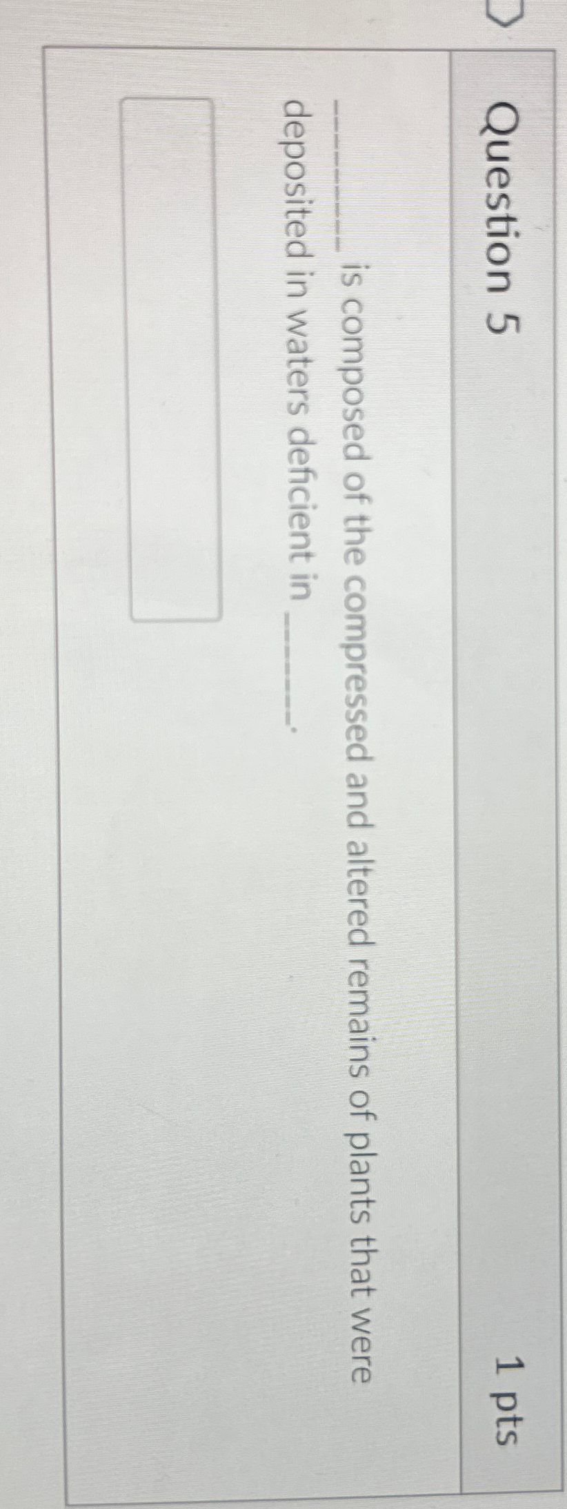 Solved Question 51 ﻿pts_____ ﻿is composed of the compressed | Chegg.com