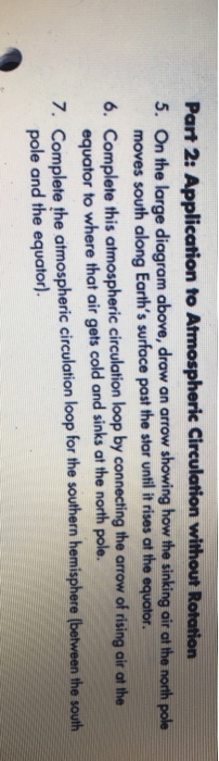 Solved SIMPLE ATMOSPHERE CIRCULATION Learning Objectives | Chegg.com