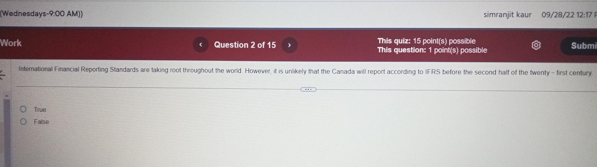 Solved True False True False | Chegg.com