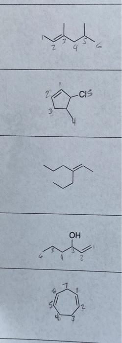Solved Need help naming the compounds by IUPAC | Chegg.com