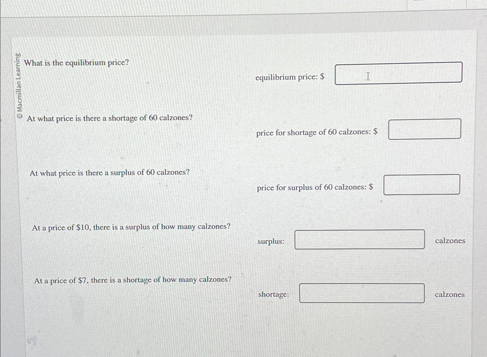 Solved What is the equilibrium price?equilibrium price: $At | Chegg.com