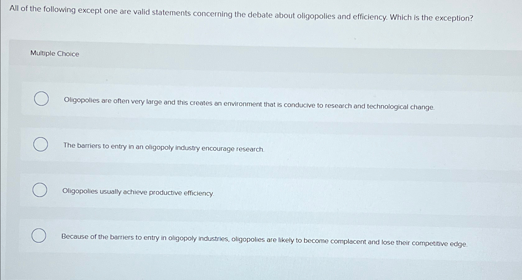 Solved All of the following except one are valid statements | Chegg.com