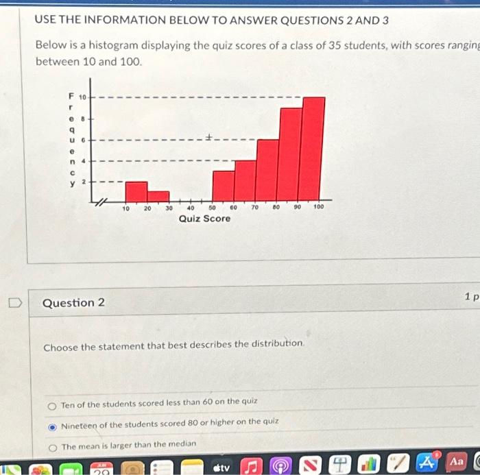 Solved USE THE INFORMATION BELOW TO ANSWER QUESTIONS 2 AND 3 | Chegg.com