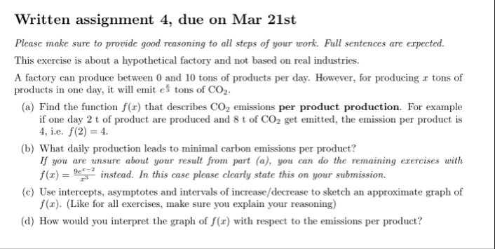 Solved Written assignment 4, ﻿due on Mar 21stPlease make | Chegg.com