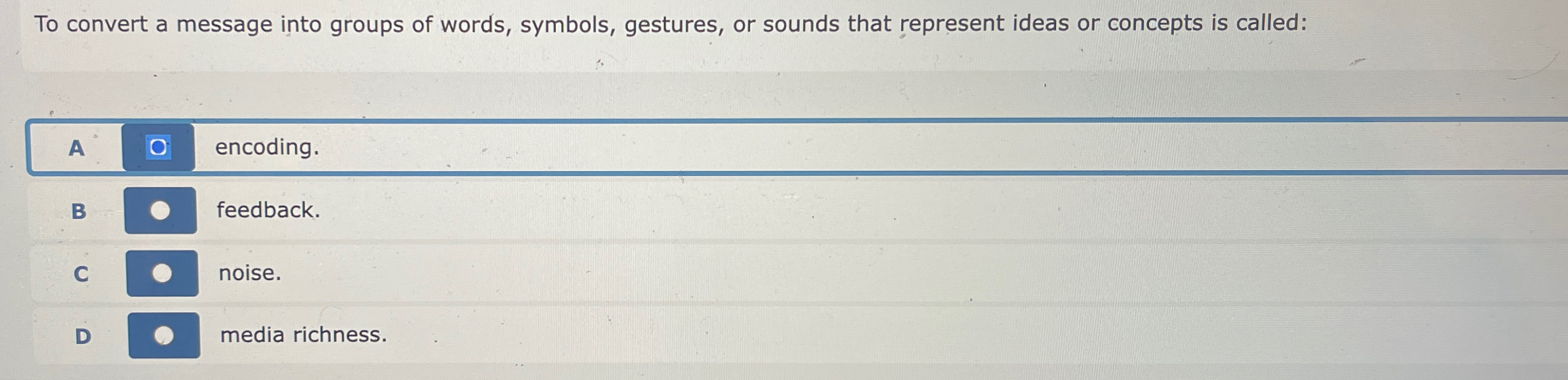 Solved To convert a message into groups of words, symbols, | Chegg.com