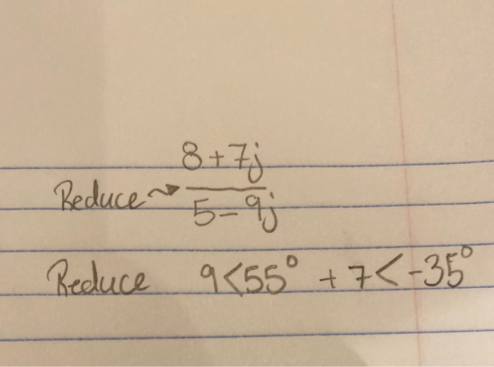 Solved 8+7 ReduceE-9j 7