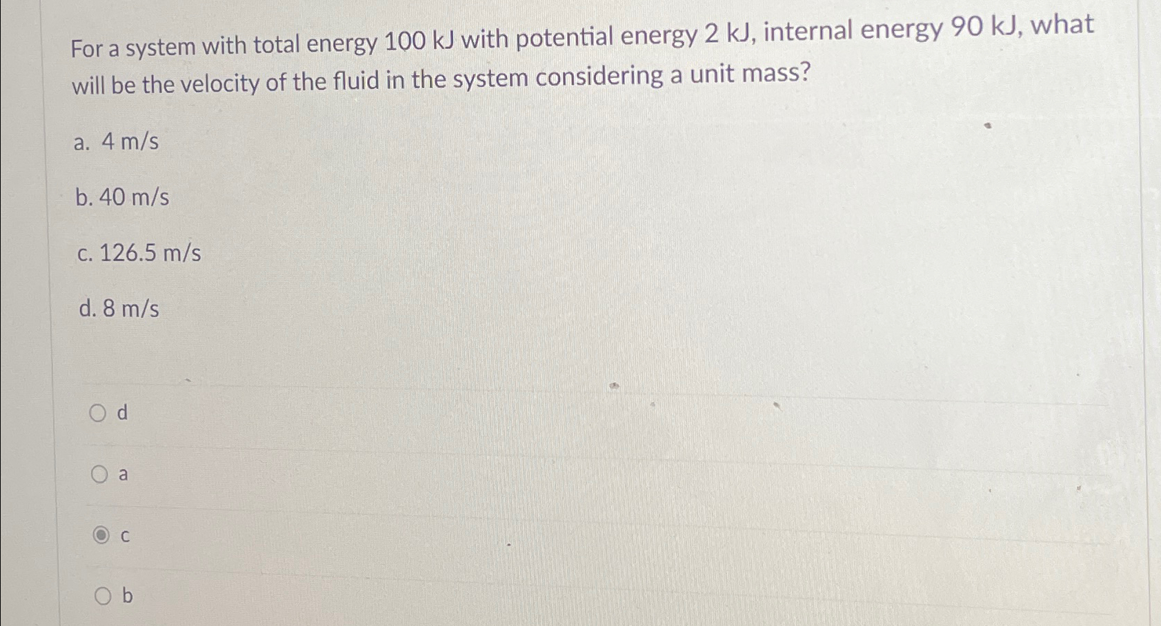 Solved For a system with total energy 100kJ ﻿with potential | Chegg.com